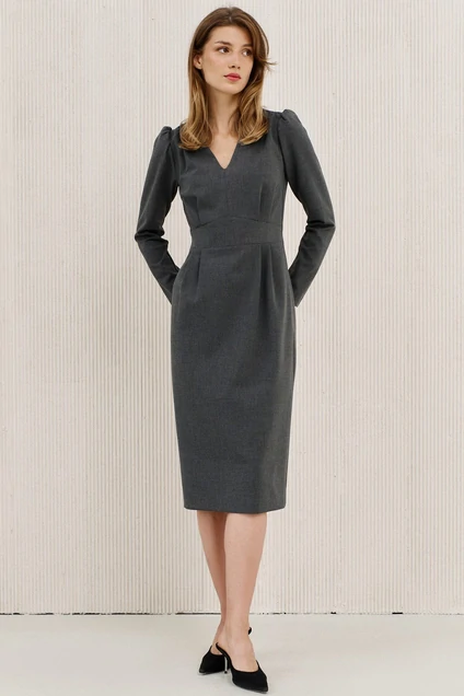 Платье 11226 серый LeNata купить в интернет магазине | в наличии